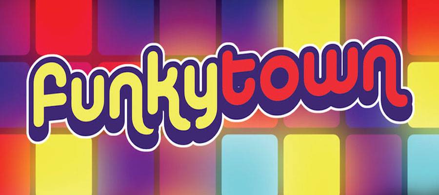 Funky Town in Boston at Dusk