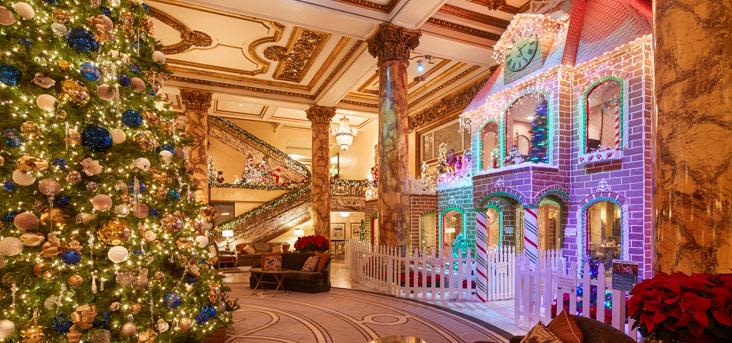 Fairmont's 25ft Tall Gingerbread House in San Francisco at The