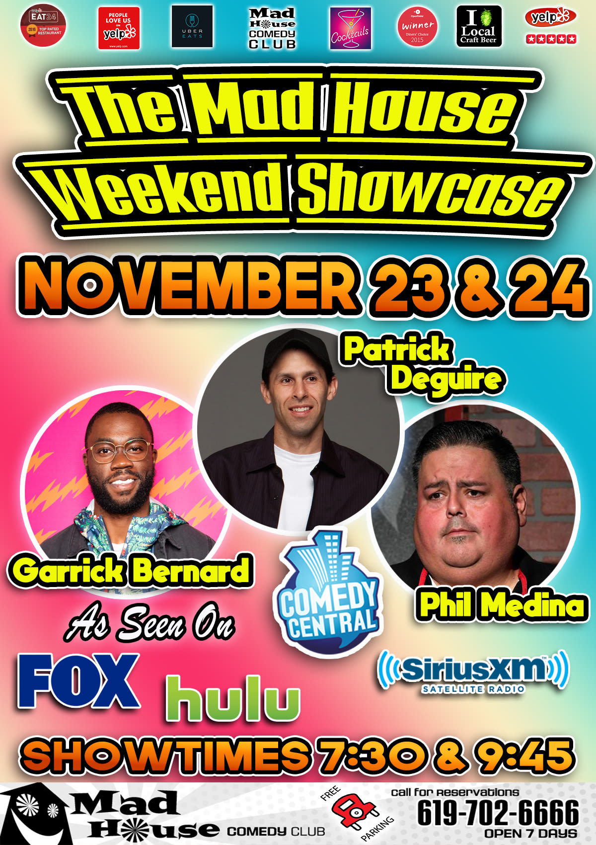 The World Famous Mad House Comedy Club Showcase Special in San