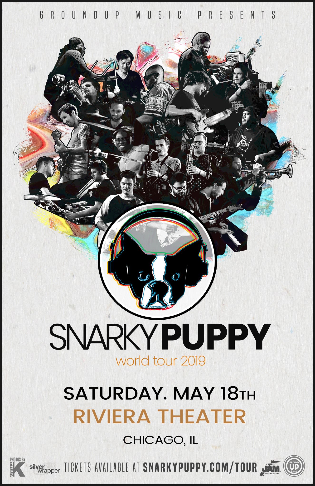 Snarky Puppy, Alina Engibaryan in Chicago at The Riviera Theatre