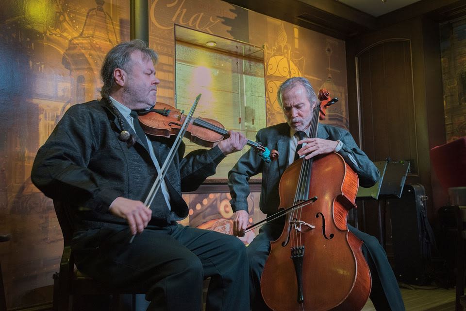 The Mengel Brothers in Kansas City at Chaz, in the Raphael Hotel