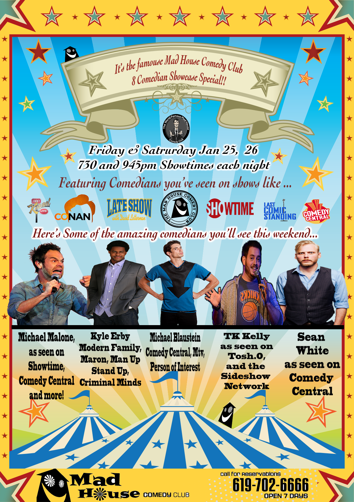 The World Famous Mad House Comedy Club Showcase Special starring