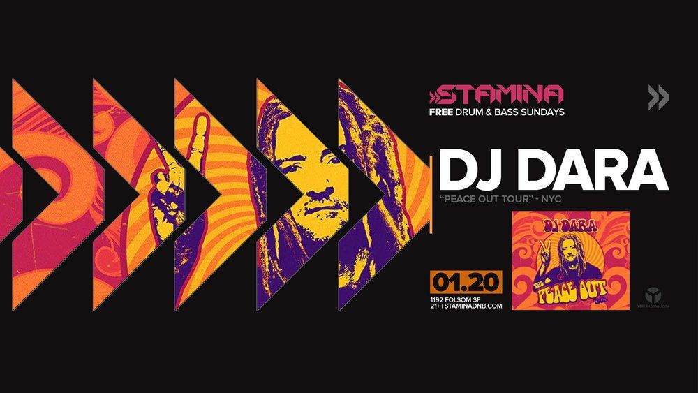 Stamina Drum and Bass ft. DJ Dara (NYC) Peace Out Tour in Folsom at
