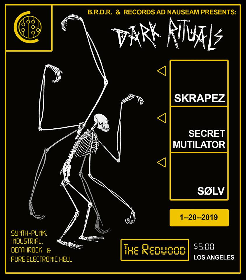 Dark Rituals Skrapez, Secret Mutilator, SØlv in Los