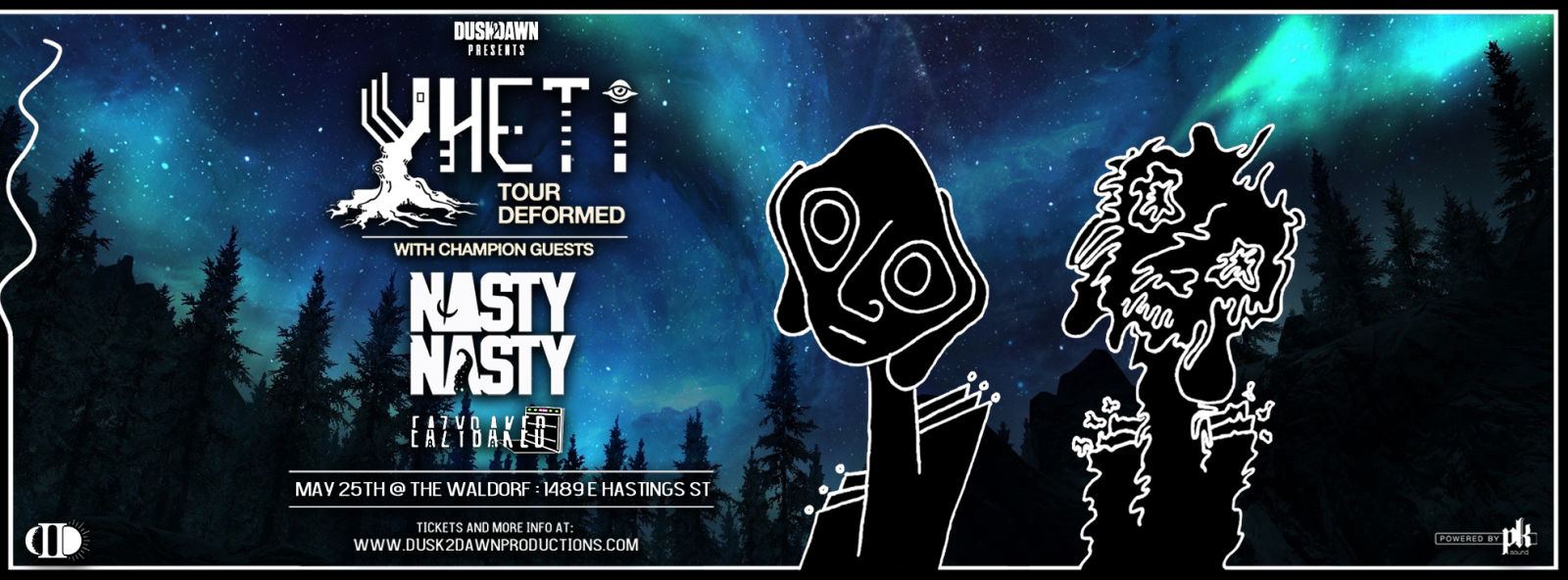 Yheti + Nastynasty & Eazybaked: Deformed Tour in Vancouver at The