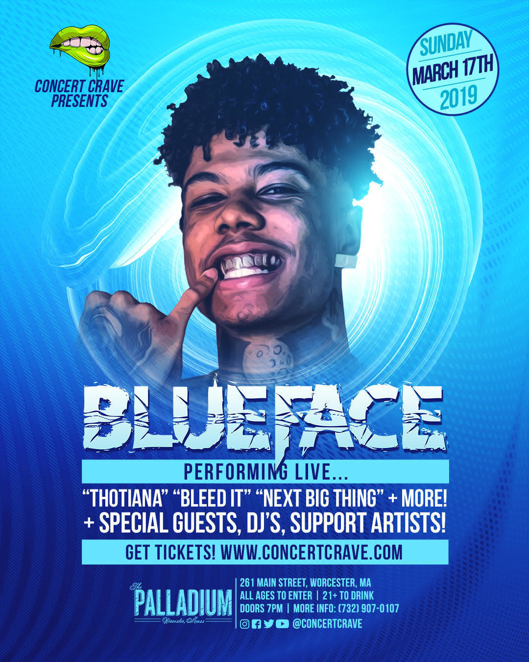 BLUEFACE Performing Live, + Special Guests, DJs, Support