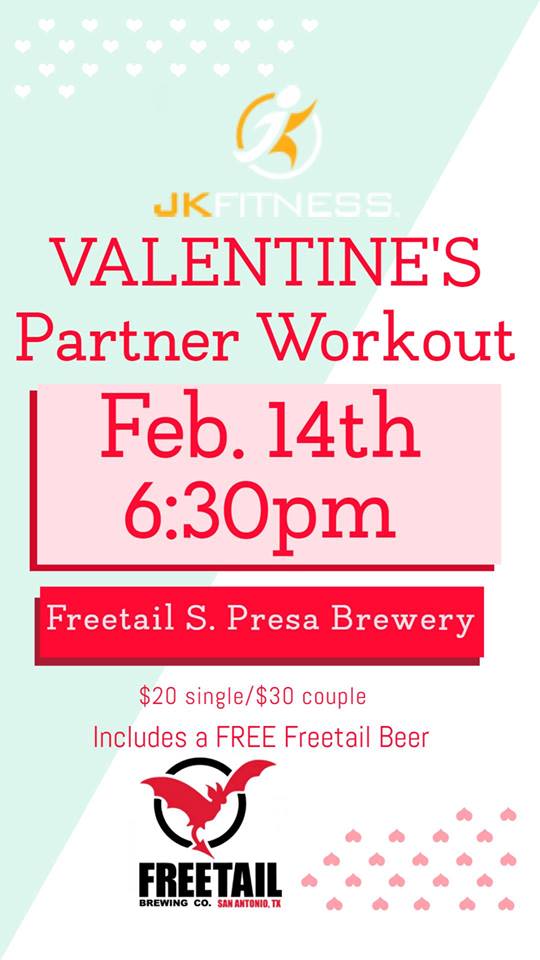 Valentine's Partner Workout in San Antonio at Freetail Taproom