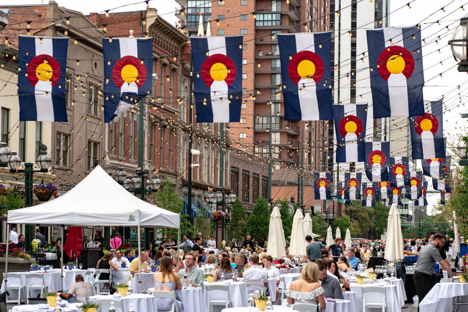 Dining Al Fresco on Larimer Square in Denver at Larimer Square