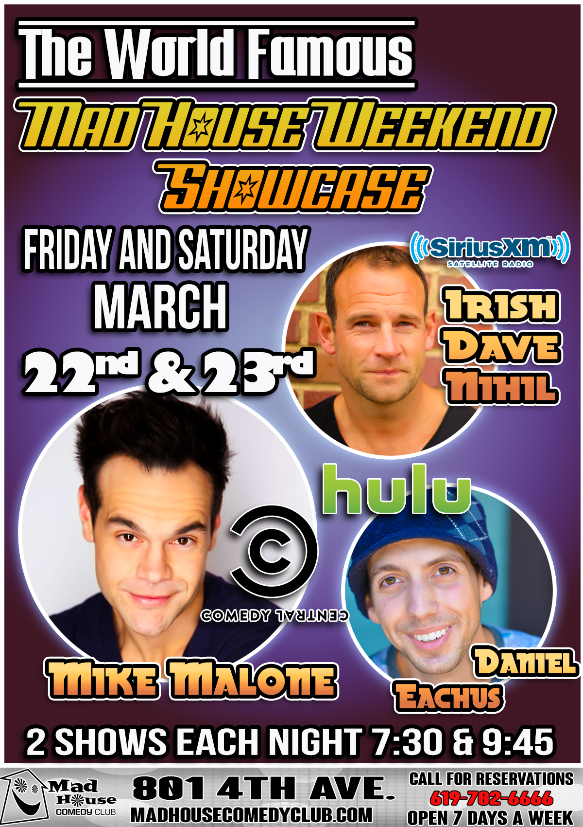 The World Famous Mad House Comedy Club Showcase Special starring