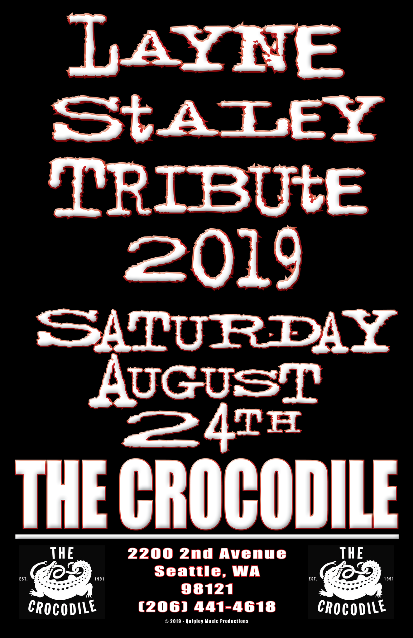 Layne Staley Tribute 2019 in Seattle at Crocodile