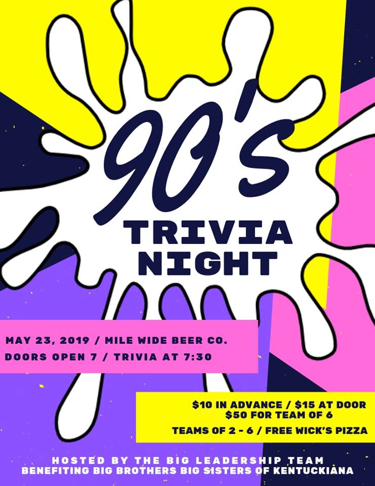 90's Trivia Night with The Big Leadership Team in Louisville at