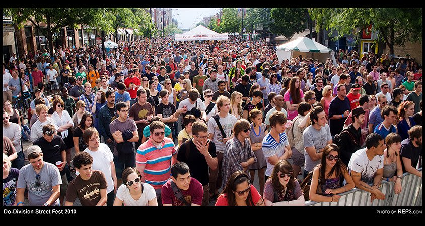 Do Division Street Fest in Chicago at Division between Damen and