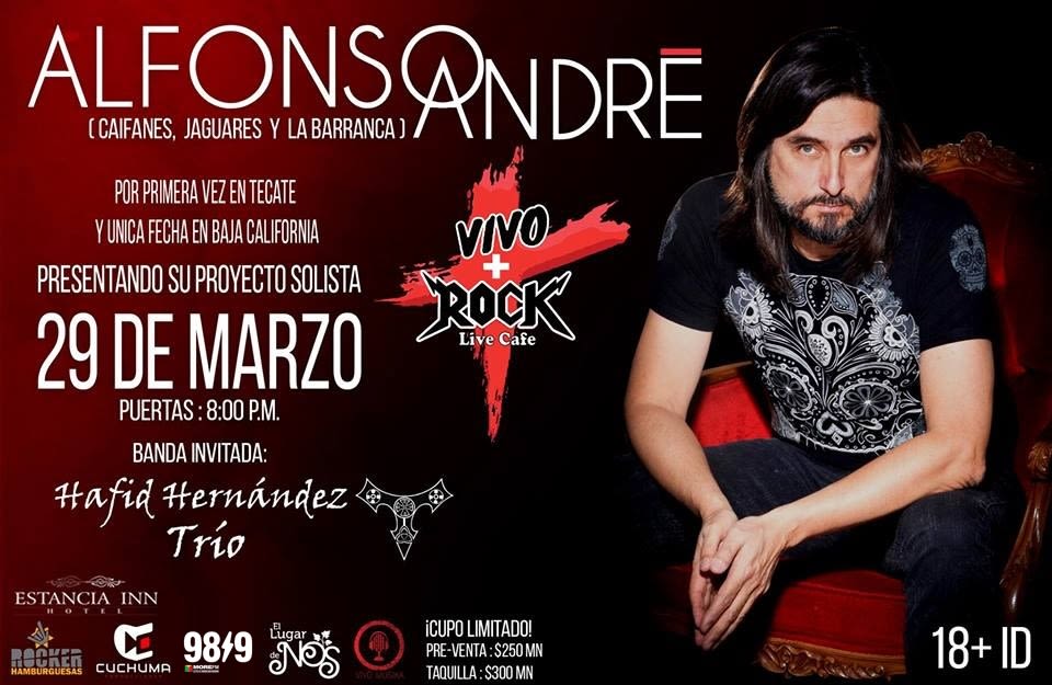 Alfonso Andre en Tecate en Tecate en Vivo+Rock