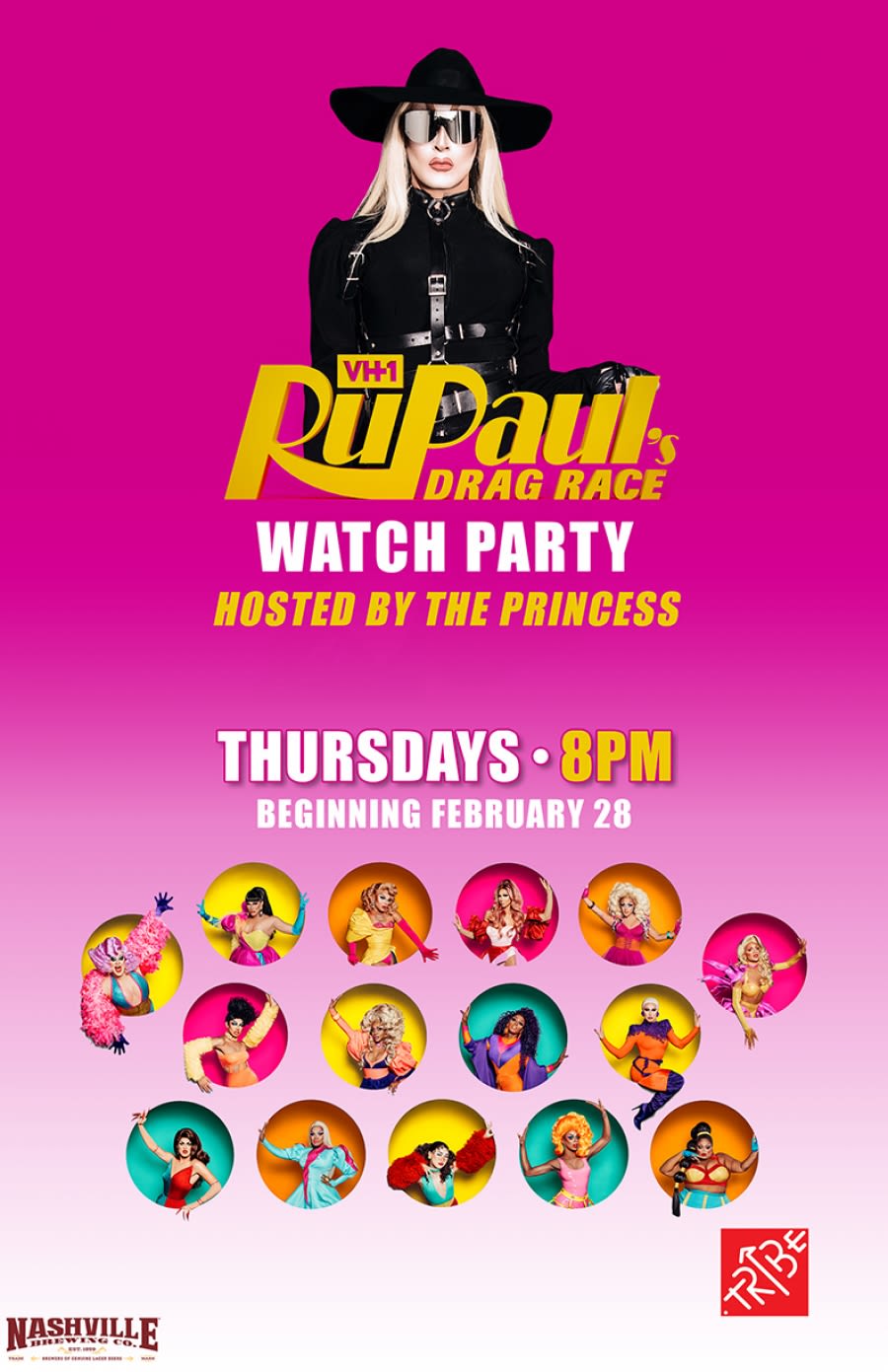 RuPaul's Drag Race Watch Party ft. The Princess in Nashville at