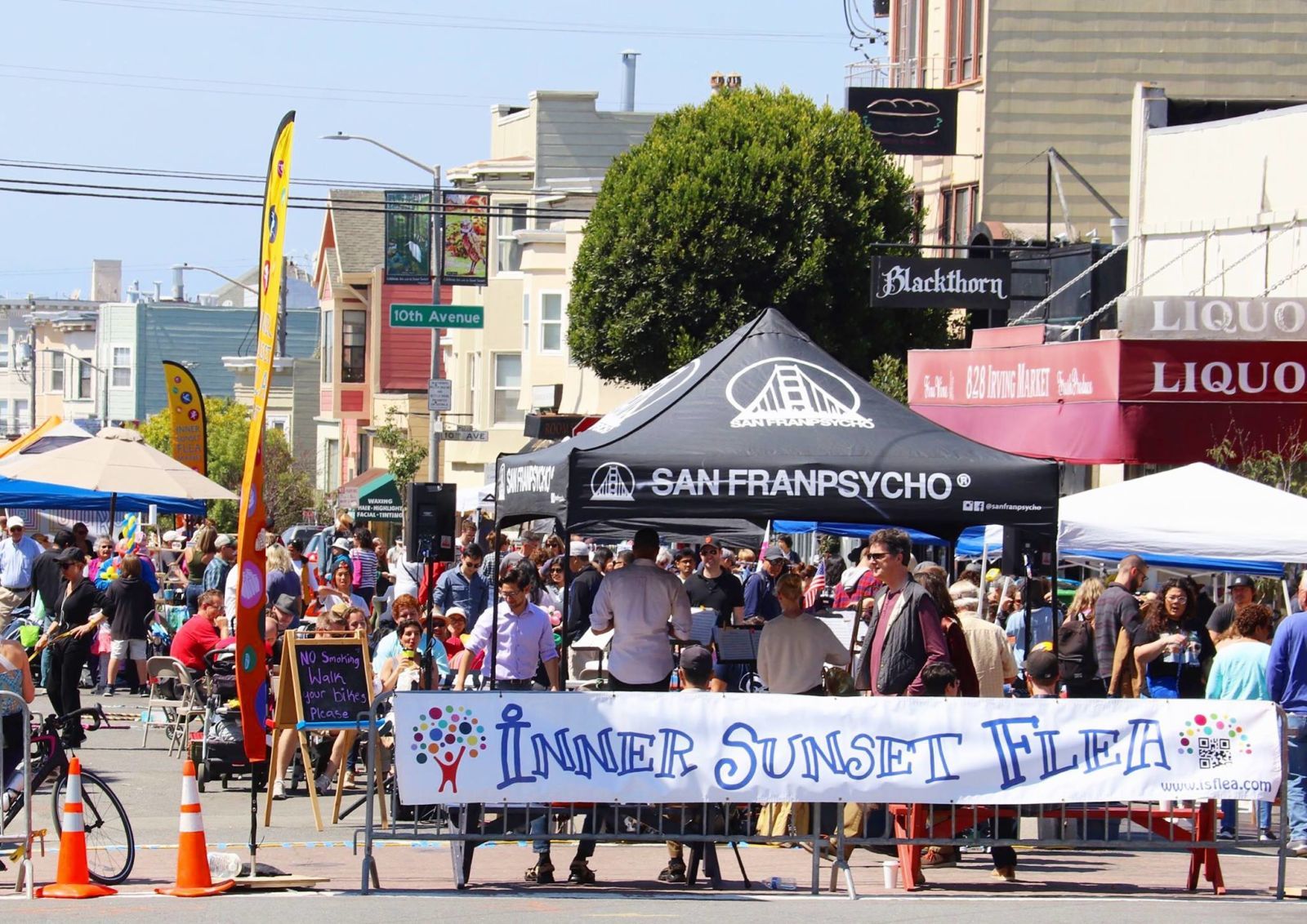 Inner Sunset Flea Market in San Francisco at Inner Sunset