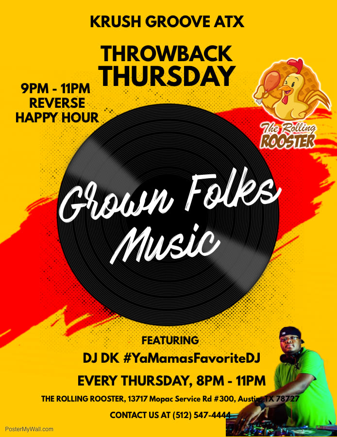 Grown Folks Music: Throwback Thursday in Austin at The Rolling