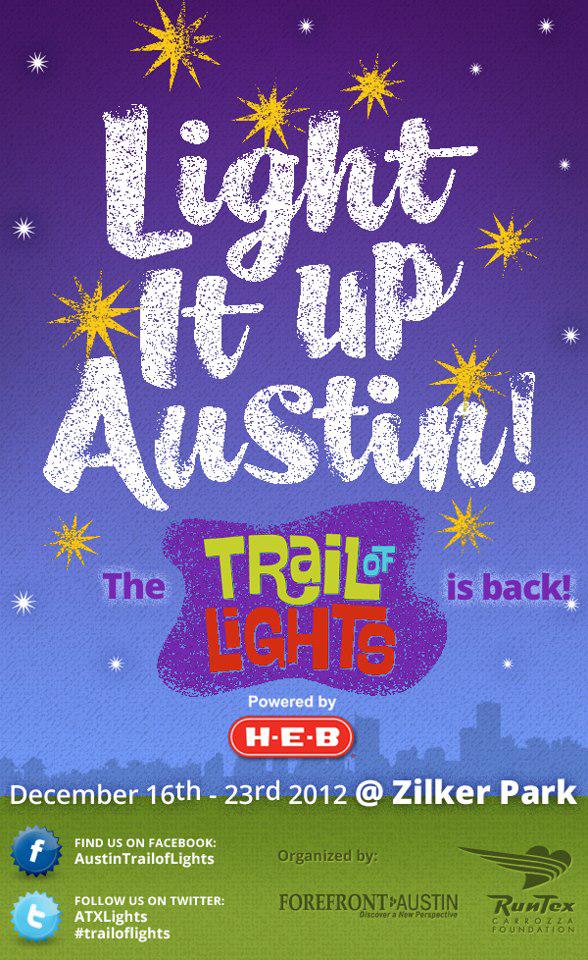 Austin's Trail of Lights in Austin at Zilker Park