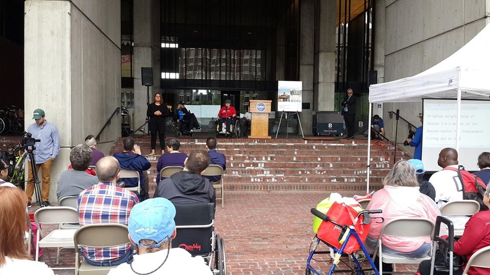 Ada Celebration Day in Boston at Boston City Hall Plaza