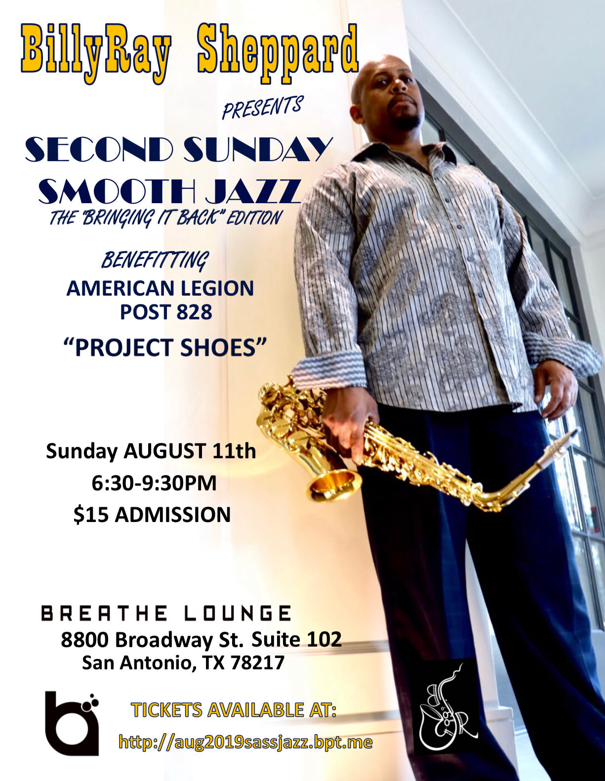 BillyRay Sheppard Second Sunday Smooth Jazz: Bringing it Back