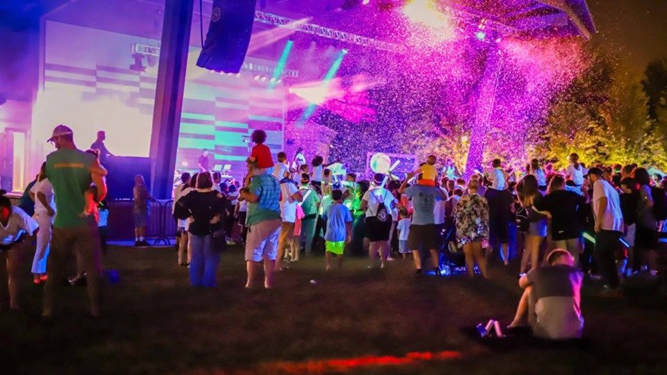 Glow In The Park in Fishers at Nickel Plate District Amphitheater
