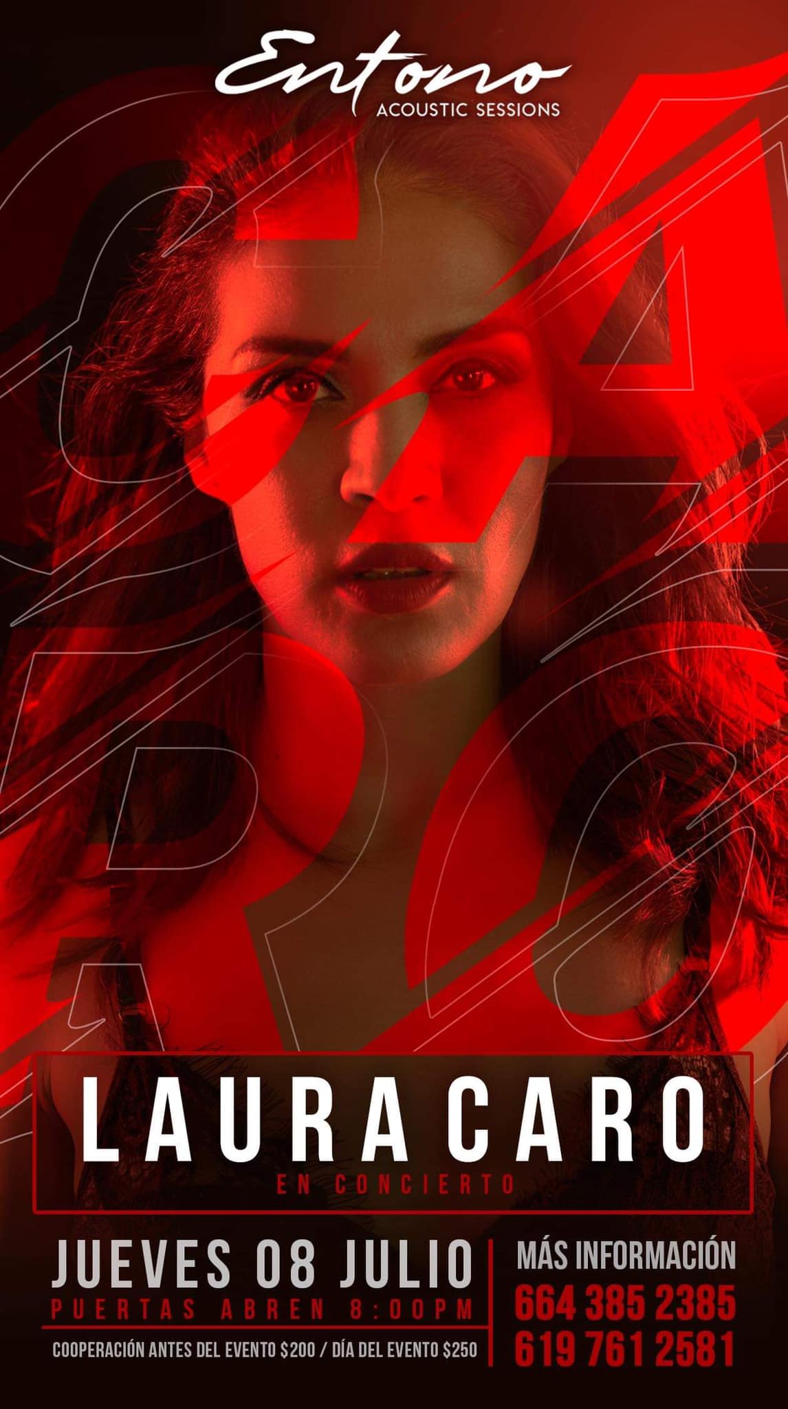 Laura Caro en Tijuana en Entono