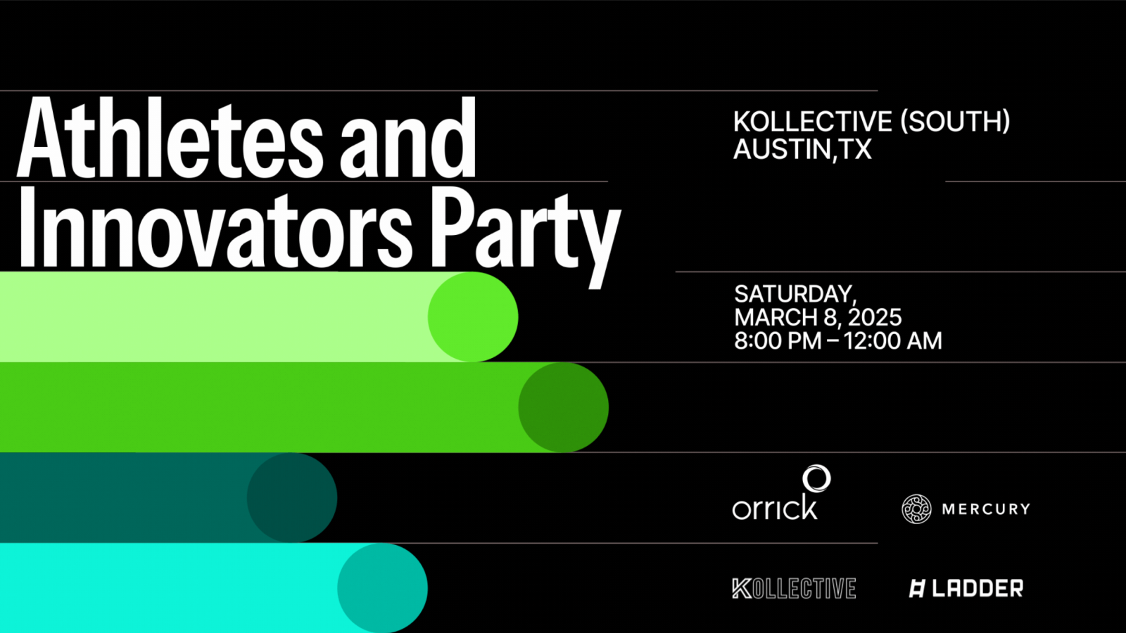 Athletes And Innovators Party in Austin at The Kollective