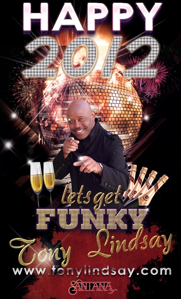 Tony Lindsay, lead singer for Santana at Club Fox in Redwood City