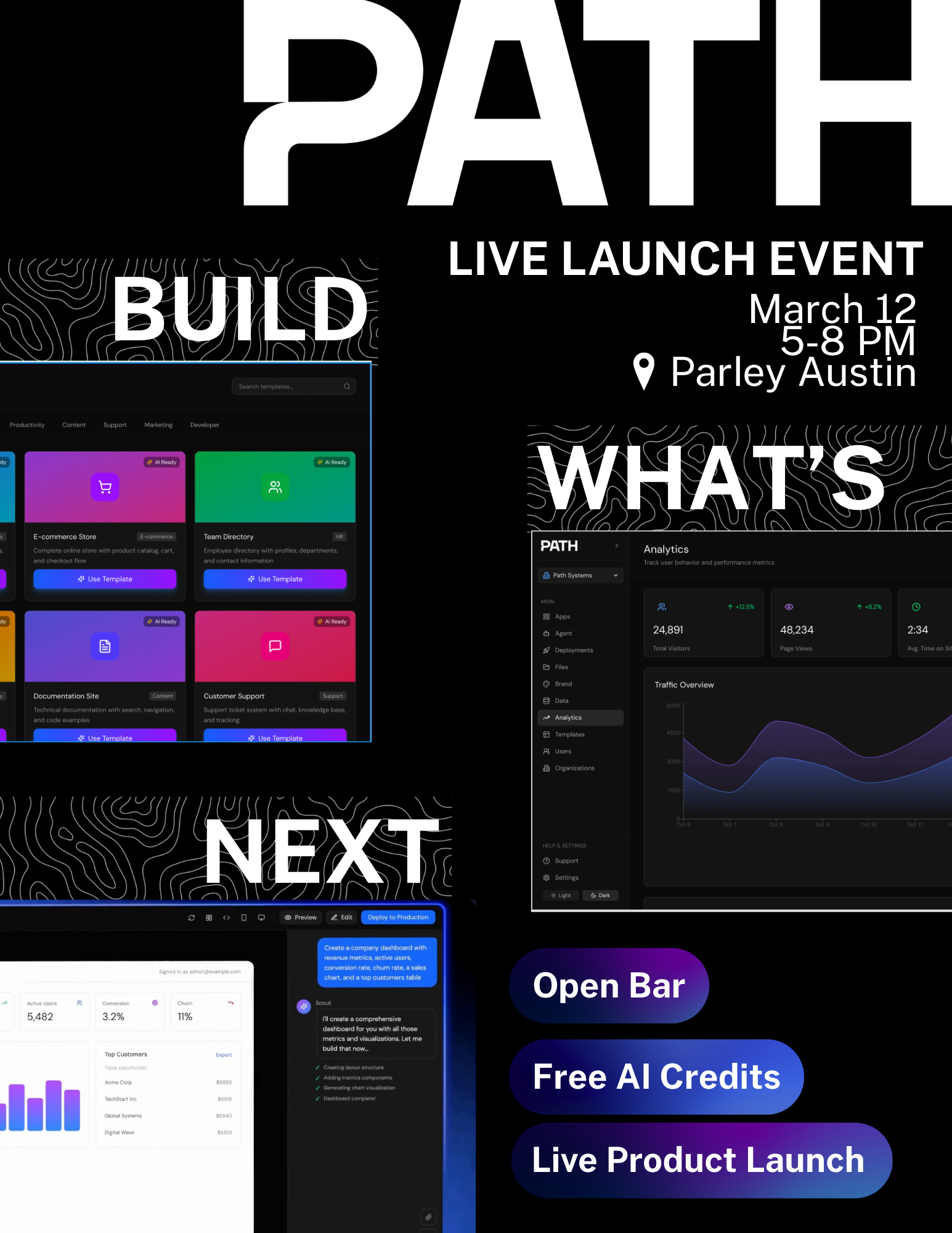 Build What’s Next - Official Path Launch in Austin at Parley