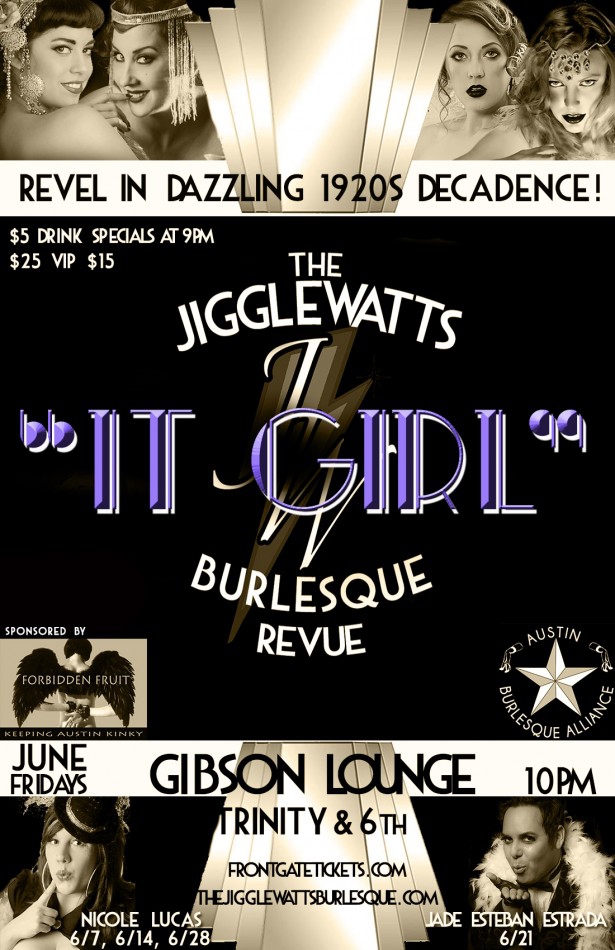 The Jigglewatts Burlesque Revue Present: It Girl in Austin at
