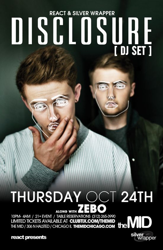Disclosure ( Dj Set ), T Williams in Chicago at The Mid