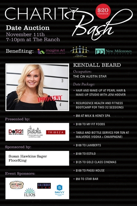Kendall Beard - Bachelorette in CharityBash Date Auction 2011 in