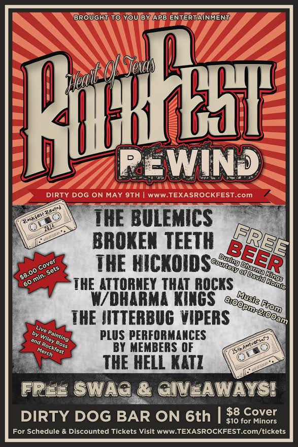 HEART OF TEXAS ROCKFEST REWIND FEAT. THE BULEMICS w/ BROKEN