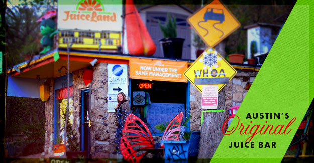 Relax at Juiceland in Austin at Juiceland (Barton Springs)