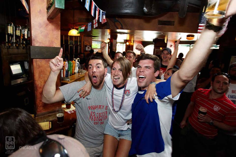 World Cup Viewing Parties: Round of 16 in Chicago at Fado Irish Pub