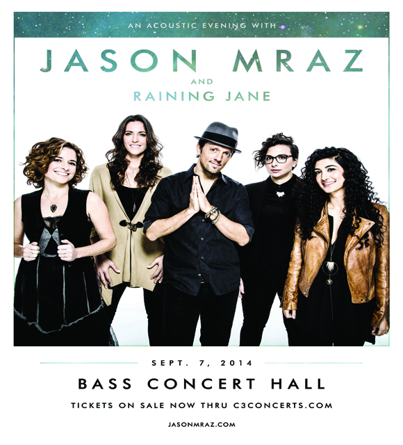 An Acoustic Evening w/ Jason Mraz and Raining Jane in Austin at