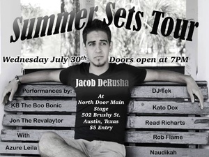 Summer Sets Tour w/ Jacob Derusha, KB the Boo Bonic, DJ Tek & More in