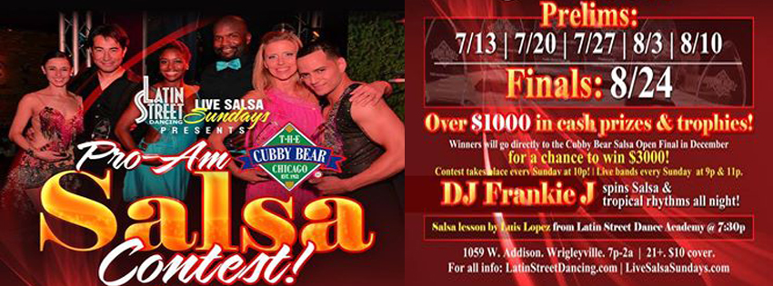 Pro-Am Salsa Dance Contest FINAL at The Cubby Bear. in Chicago at