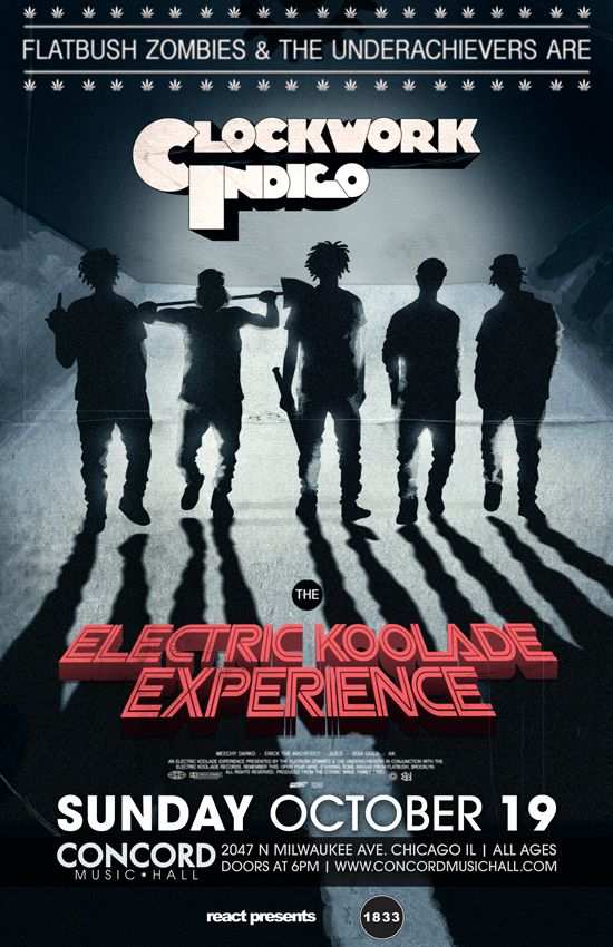 Clockwork Indigo, Flatbush Zombies, The Underachievers in