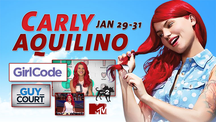 Carly Aquilino: MTV's "Girl Code" "Guy Court" in Seattle at