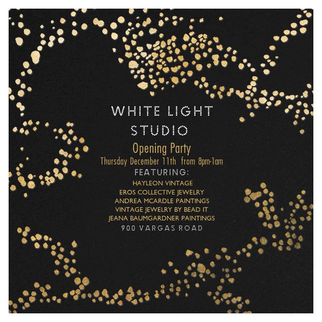 Opening Party! White Light Studio in Austin at White Light Studio