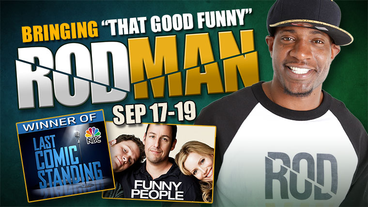 Rod Man: Winner of Last Comic Standing in Seattle at Parlor Live