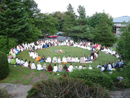 OM Chanting Circle in Austin at Yoga Illumined