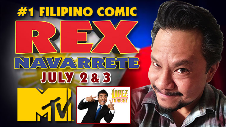 Rex Navarrete Live: #1 Filipino Comic, “Badass Madapaka” “MTV”