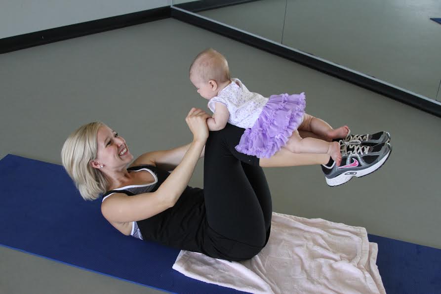 Mommy and Baby Fit: Babywearing Barre & Pilates Mat Workout in