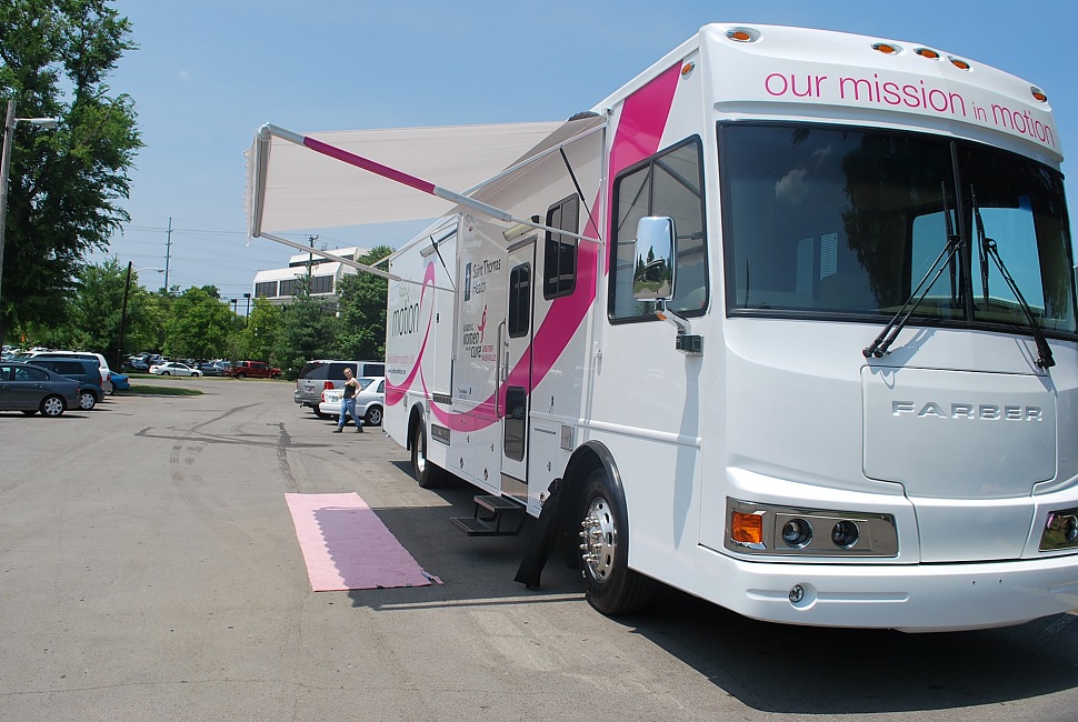 St. Vincent Mobile Mammography Unit in Indianapolis at Little