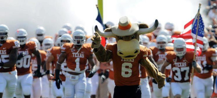 Texas Longhorns VS. Texas Tech Red Raiders in Austin at Darrell K
