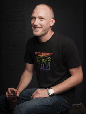 Comedian Billy Wayne Davis, Erin Dewey Lennox, Bert Divietri in