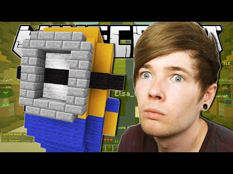 DanTDM Minecraft | THE MINIONS!! | Build Battle Minigame | The