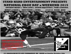 National Edge Day Weekend 2015, Ancient Heads, True Love, Death