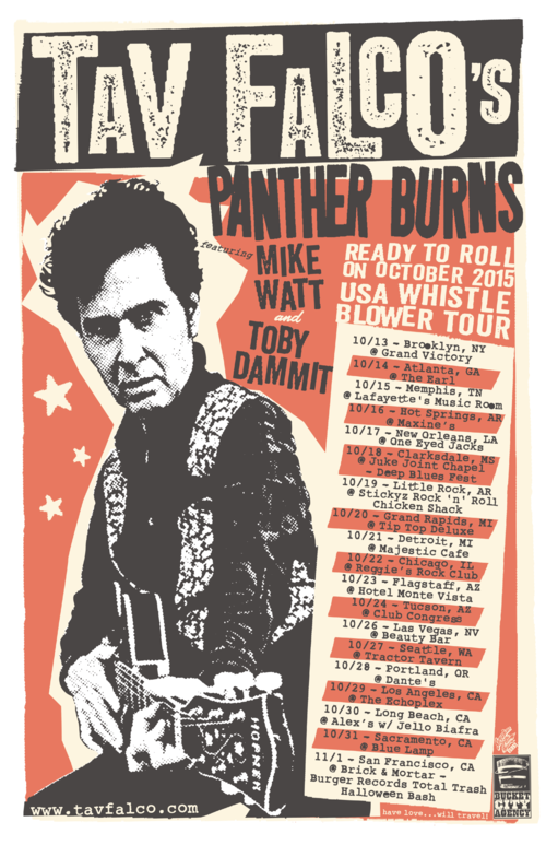 Tav Falco's Panther Burns featuring Mike Watt and Toby Dammit in